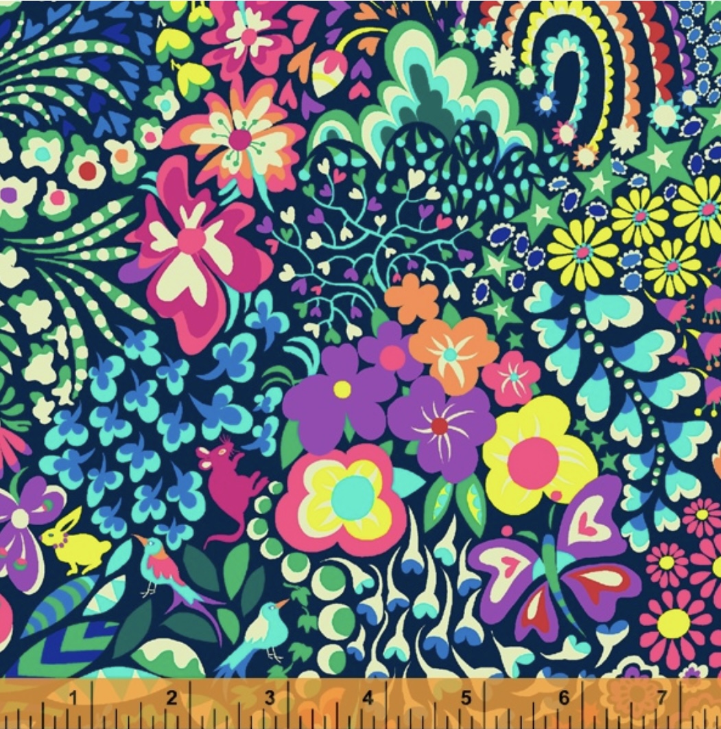 Hide and Seek – 108″ Wide – PRICED BY THE HALF YARD – Multi – Sally ...